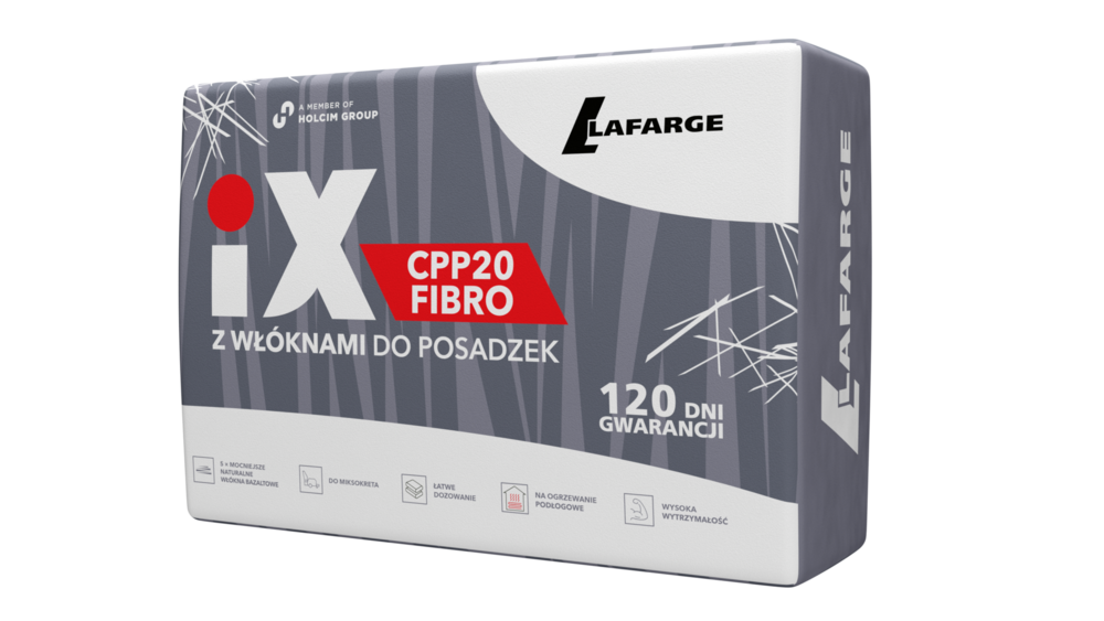 Lafarge Cement iX CPP20 Fibro - 25 kg - BMB Technologie