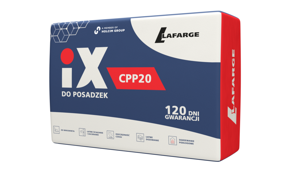Lafarge Cement iX CPP20 - 25 kg - Materiały posadzkarskie - BMB Technologie