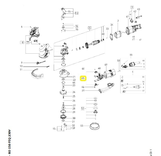 Festool Szczotki węglowe RO 150 FEQ - 494062 - BMB Technologie