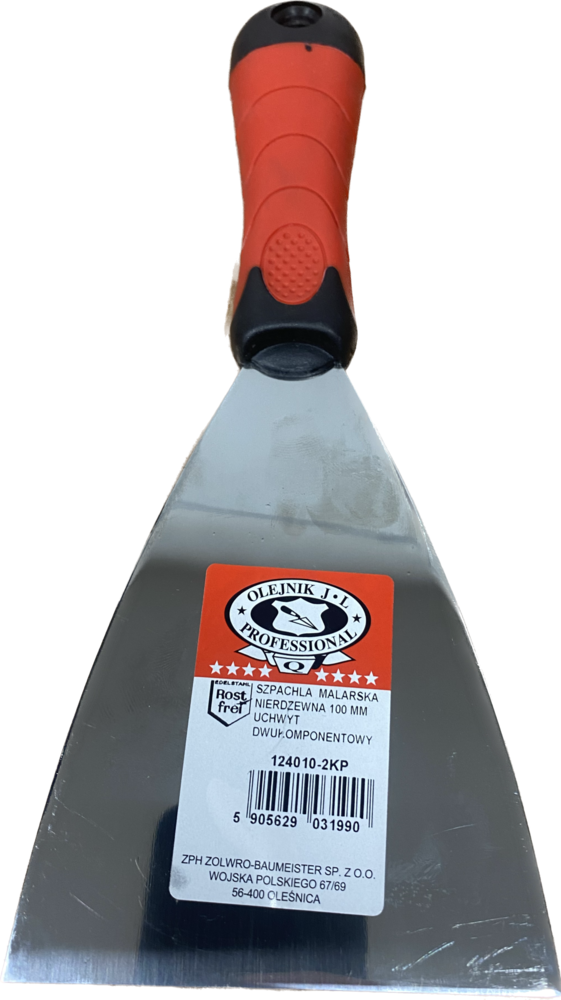 Nierdzewna szpachla malarska 100 MM 2K - OLEJNIK - Szpachelki - BMB ...
